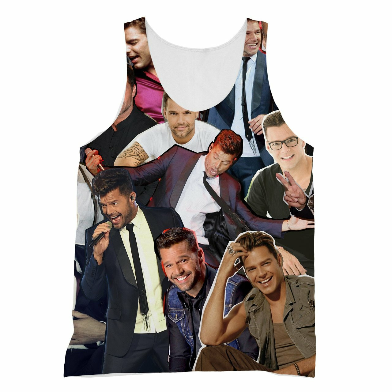 Ricky Martin Photo Collage T-Shirt