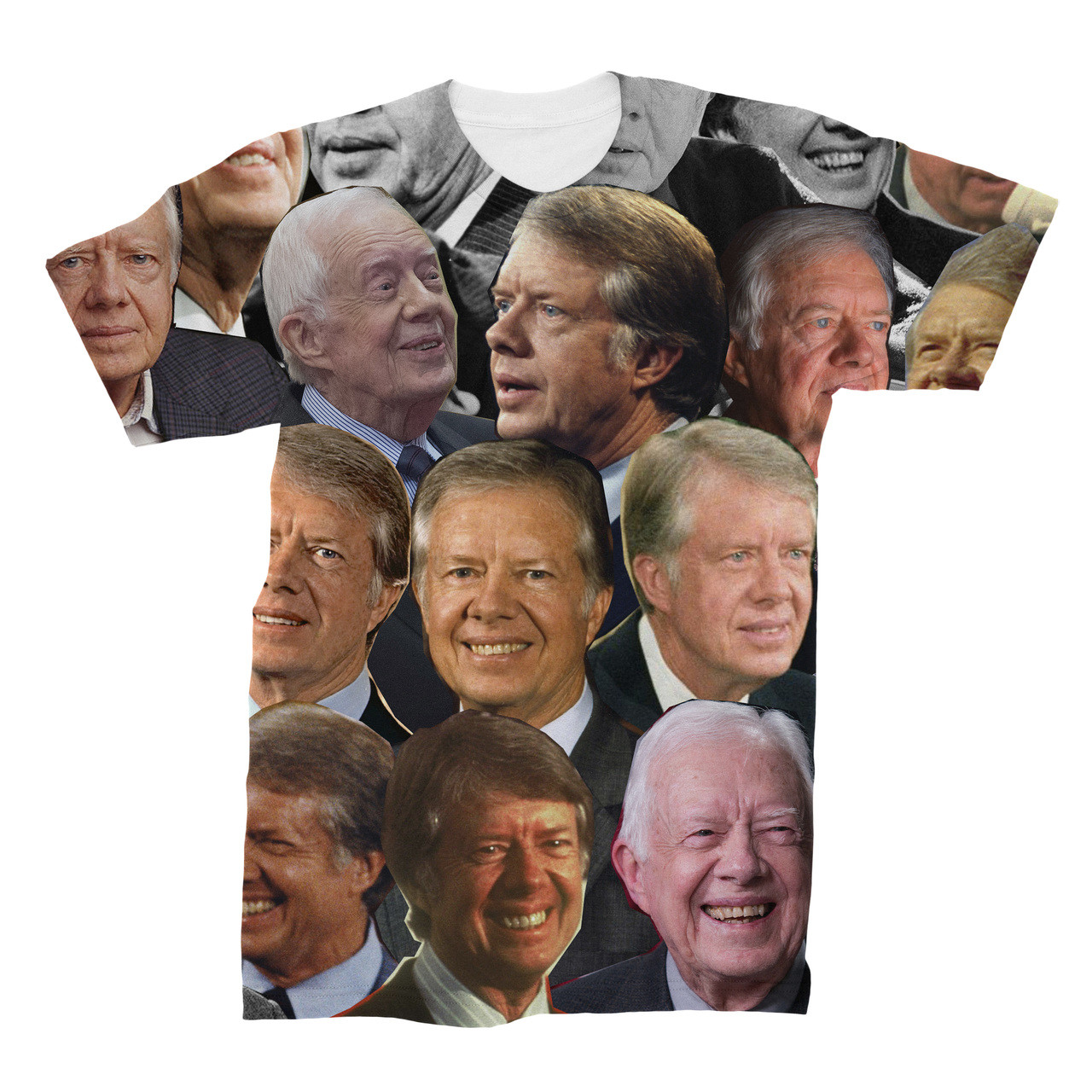 President Jimmy Carter Photo Collage T-Shirt
