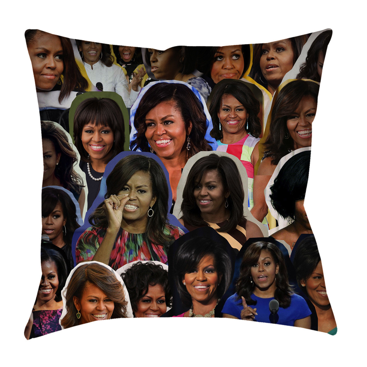 Michelle Obama Photo Collage Pillowcase