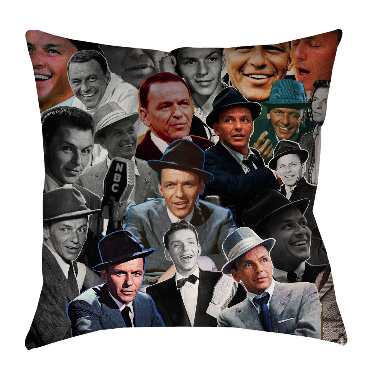Frank Sinatra Photo Collage Pillowcase