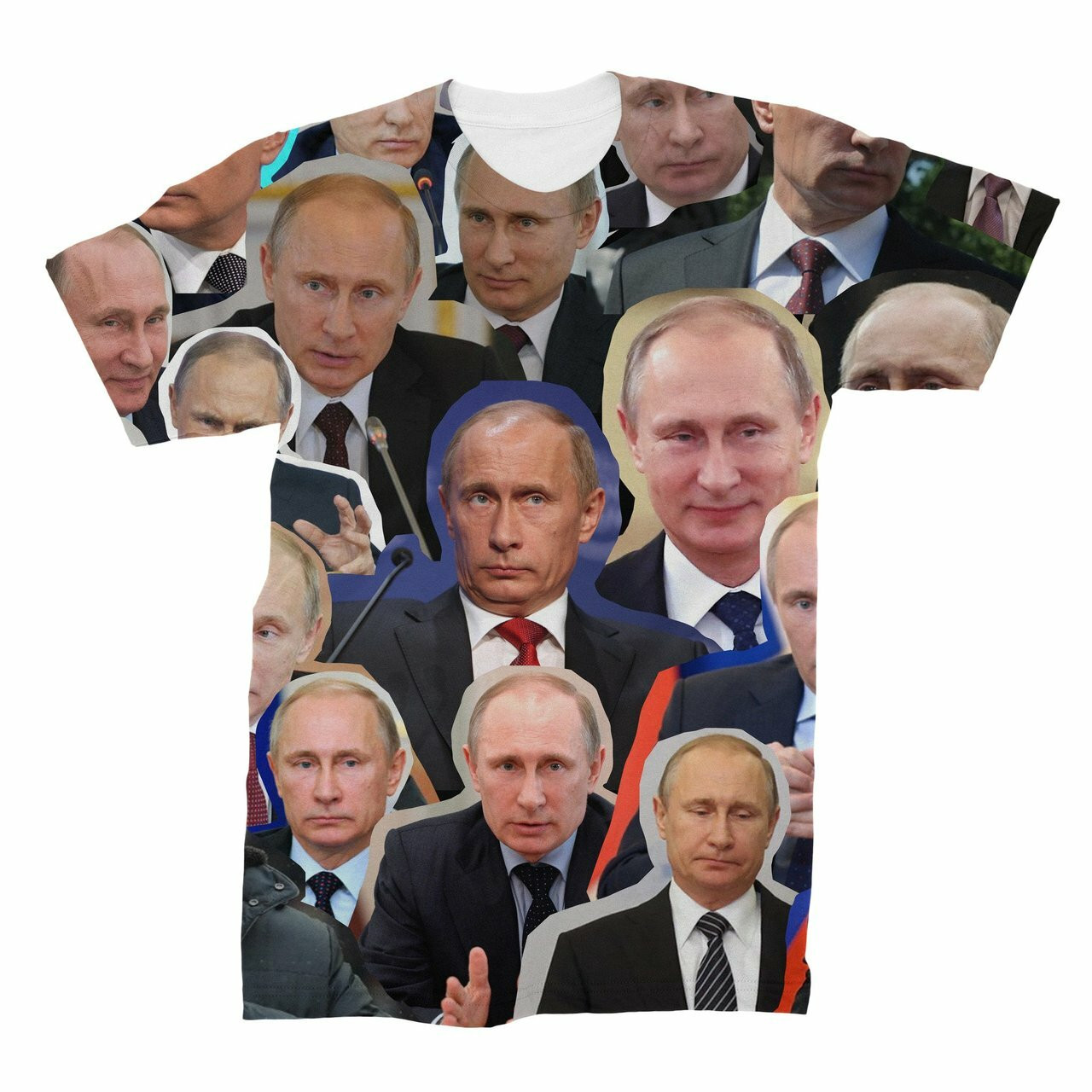 Vladimir Putin Photo Collage T-Shirt