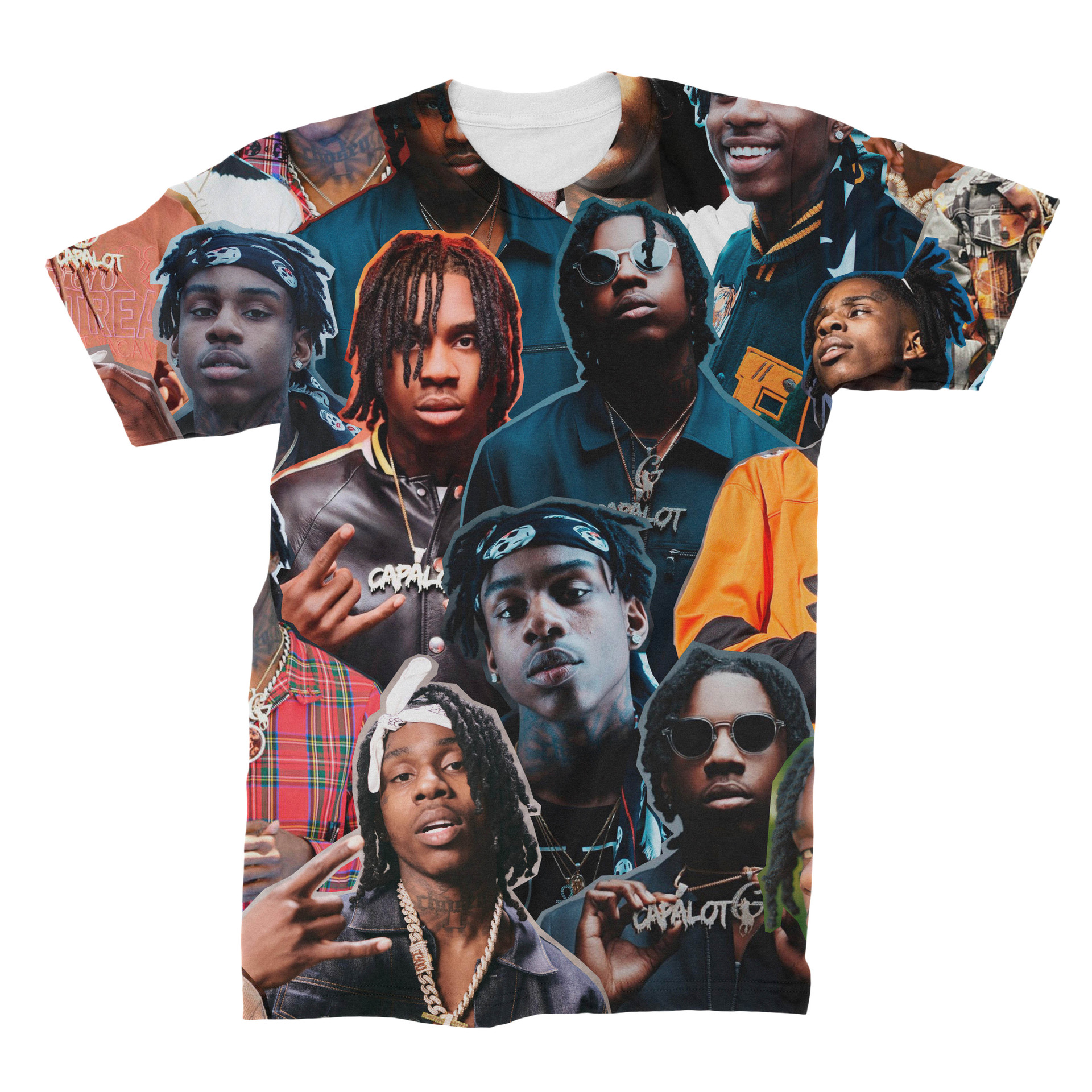 Polo G Photo Collage T-Shirt