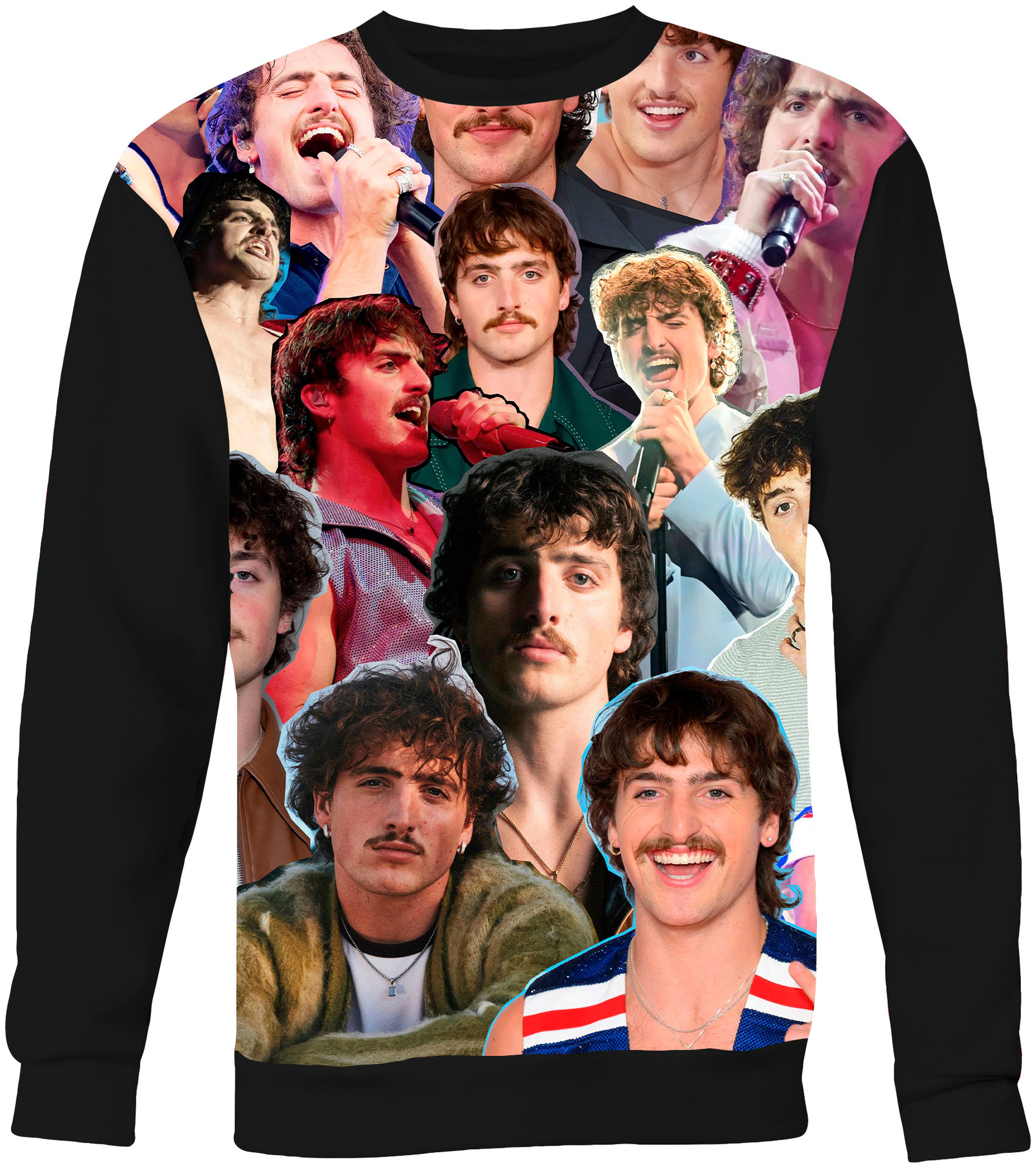 Benson Boone Collage Sweater Sweatshirt - Subliworks