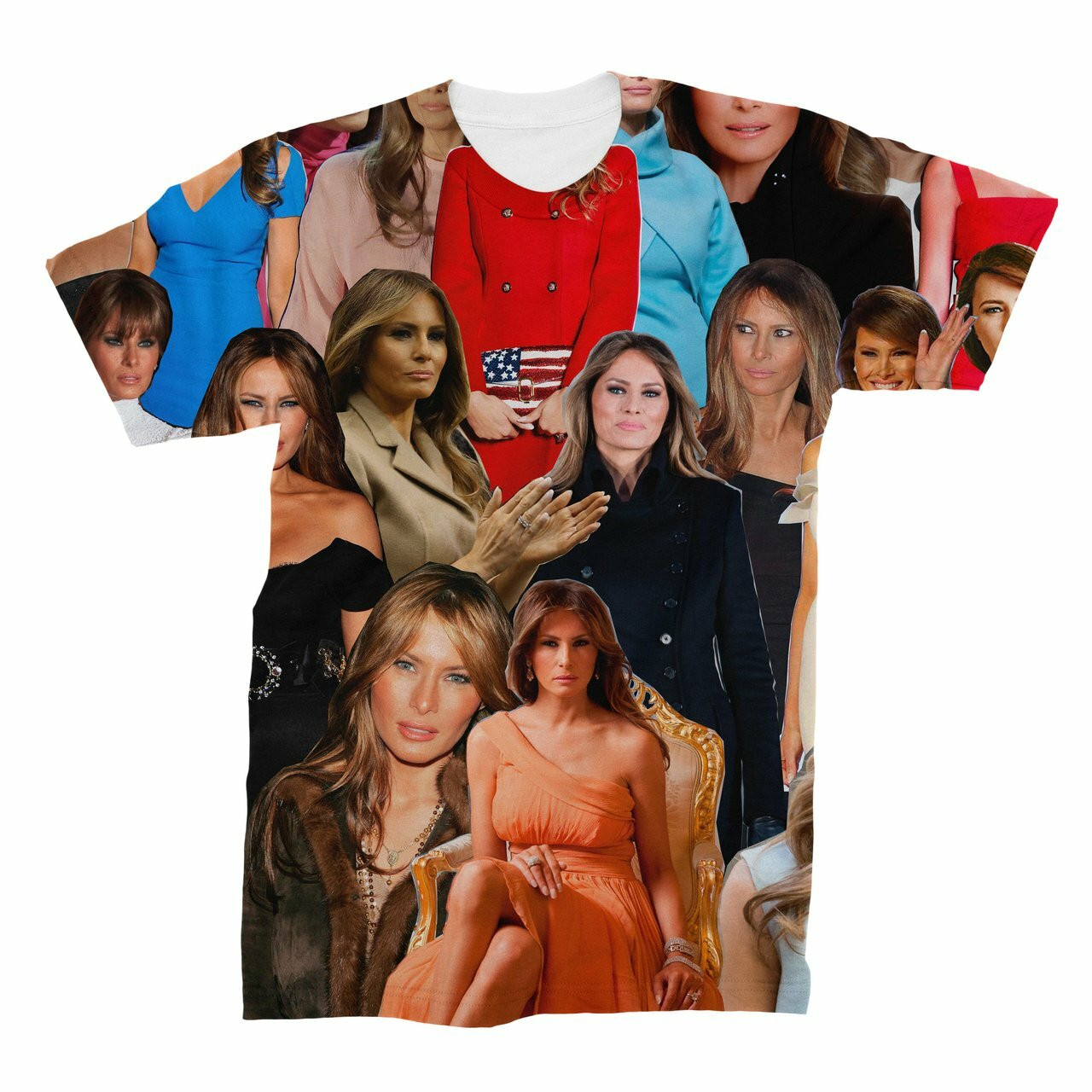 Melania Trump Photo Collage T-Shirt