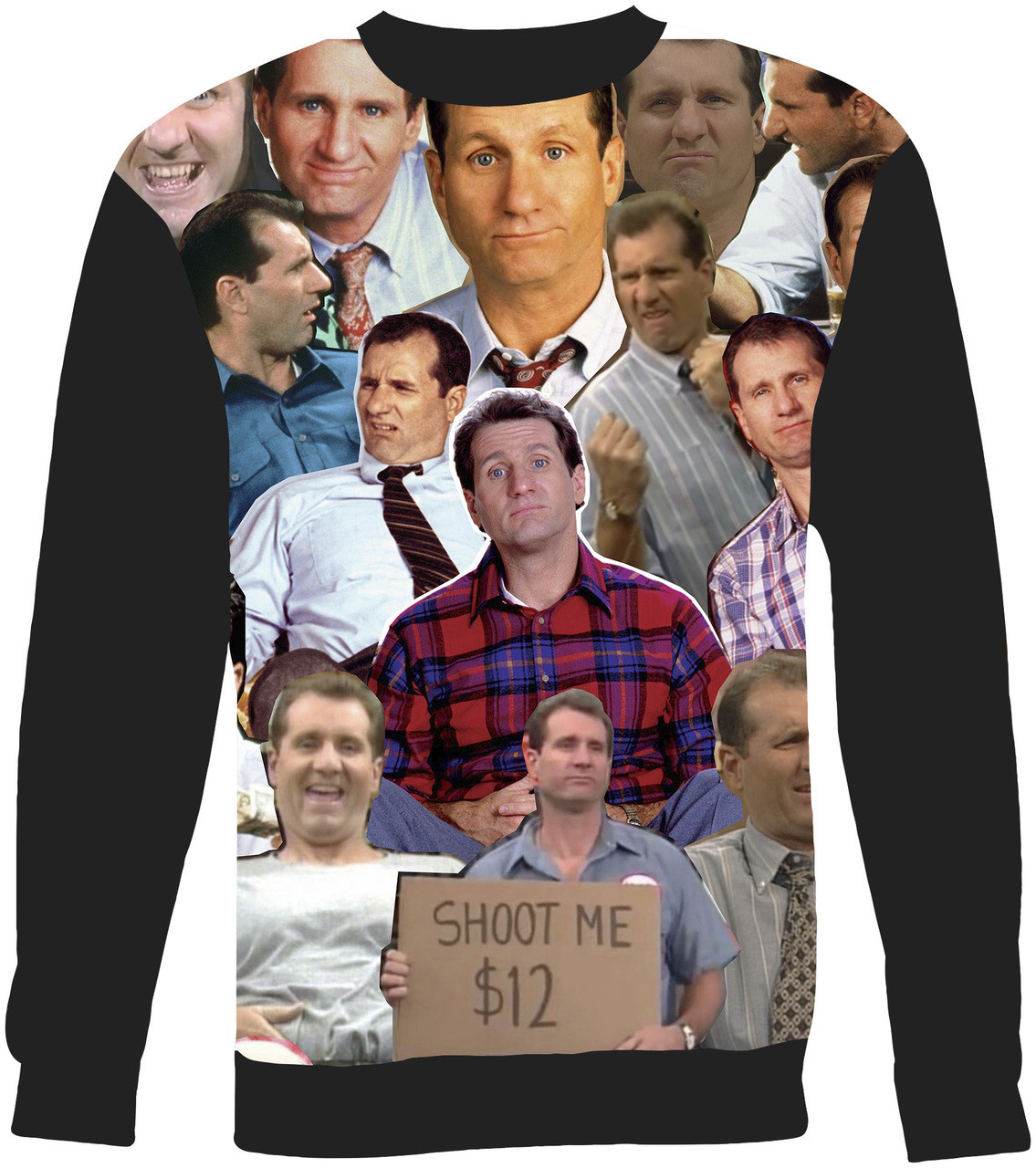 Al Bundy (Married With Children) Collage Sweater Sweatshirt