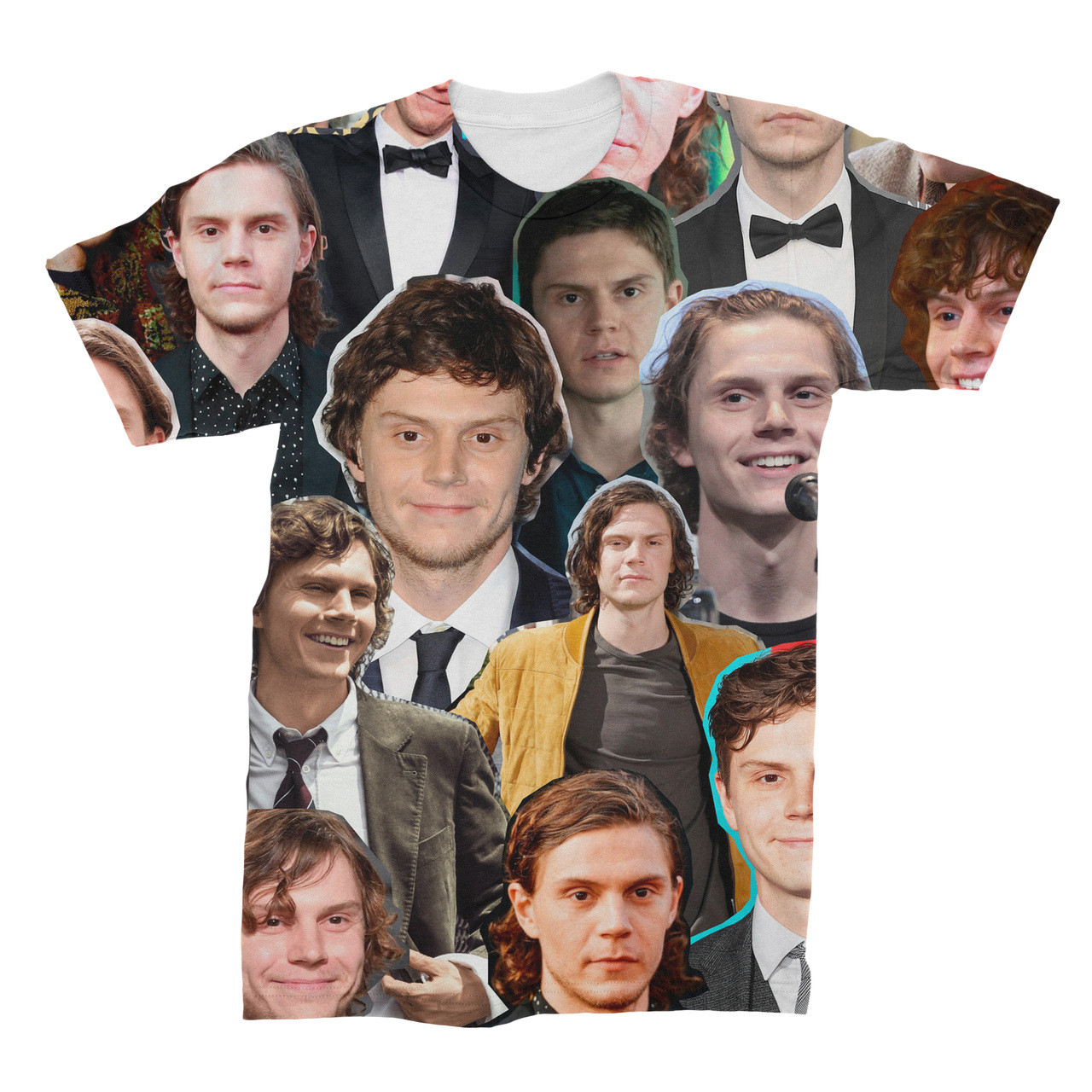 Evan Peters Photo Collage T-Shirt