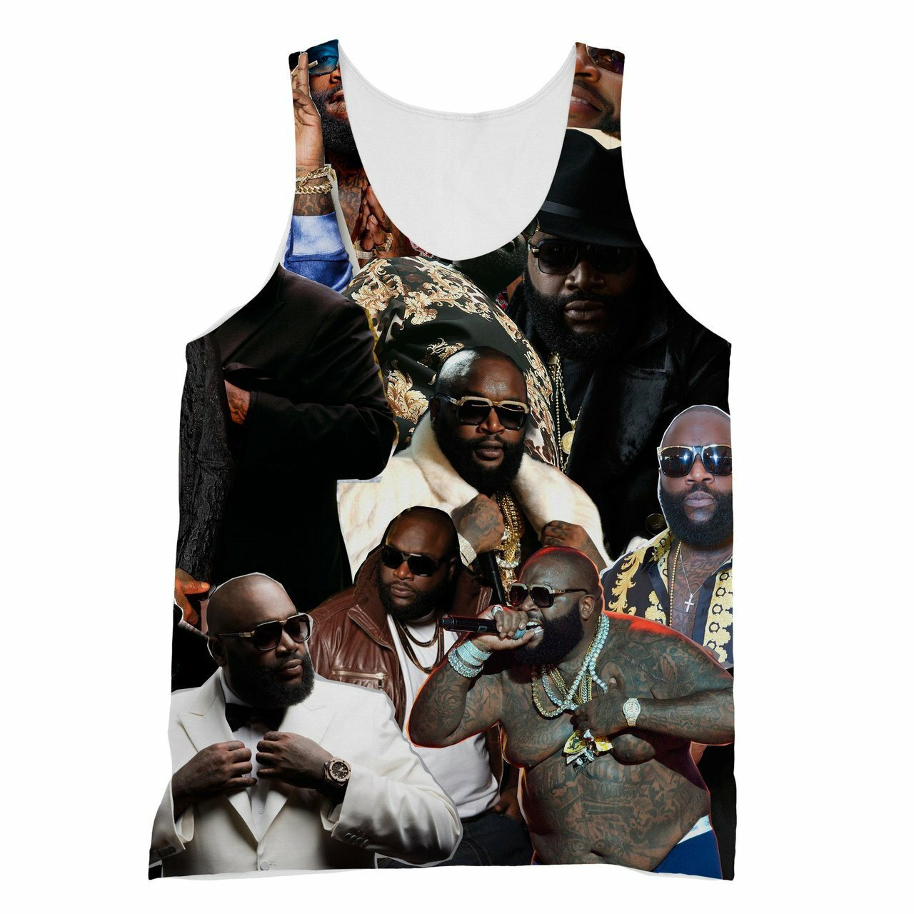 Rick Ross Photo Collage T-Shirt