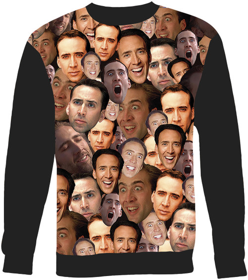 Nicolas Cage Photo Collage T-Shirt - Subliworks