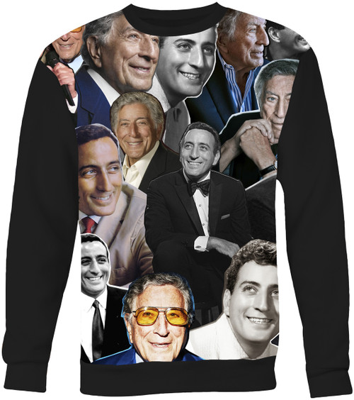 Tony Bennett Photo Collage T-Shirt - Subliworks