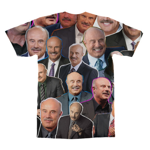 Dr. Phil Photo Collage T-Shirt - Subliworks
