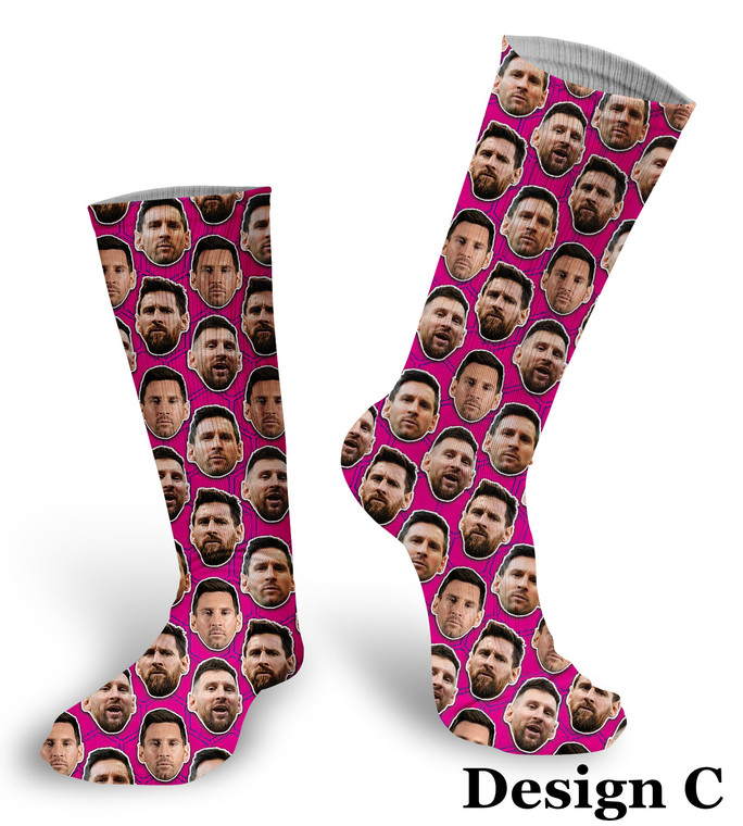 Lionel Messi face Socks - Subliworks