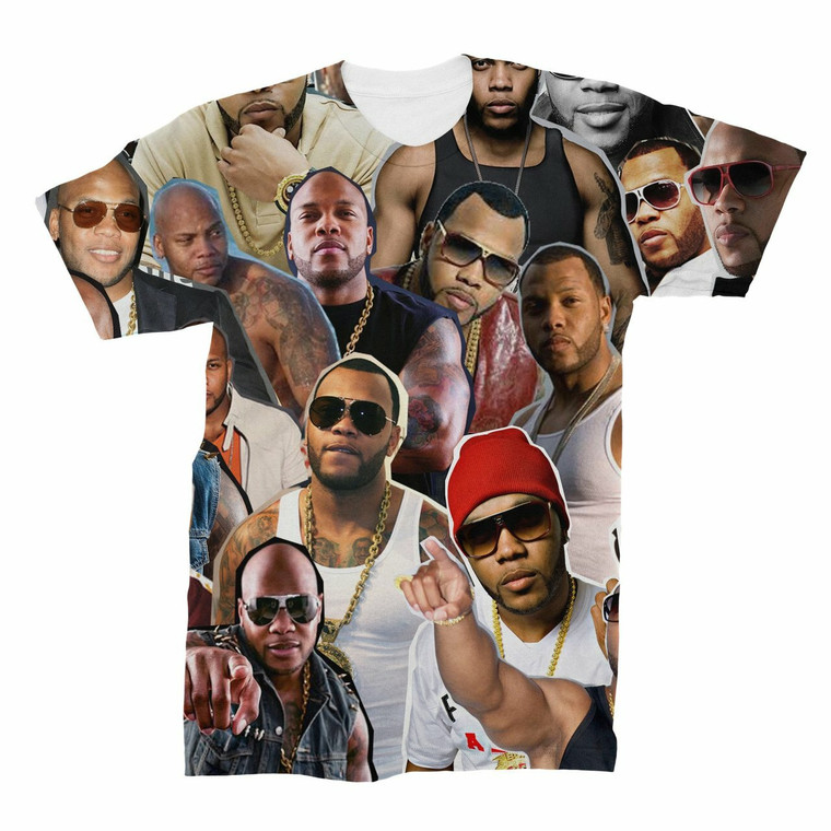 Flo Rida Photo Collage Shirt Subliworks