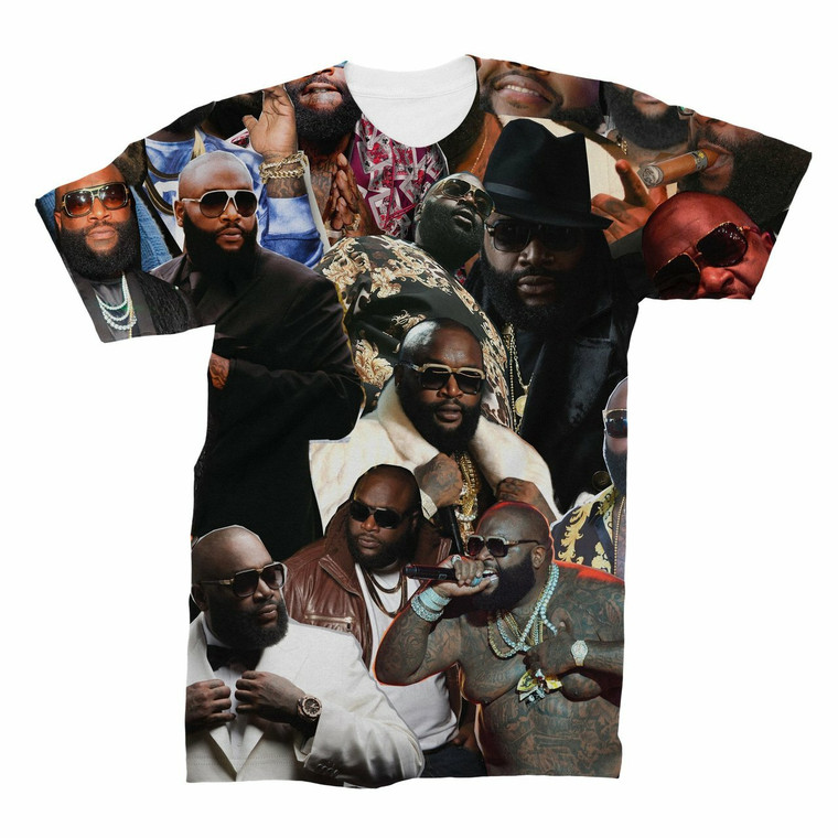Rick Ross Photo Collage T-Shirt