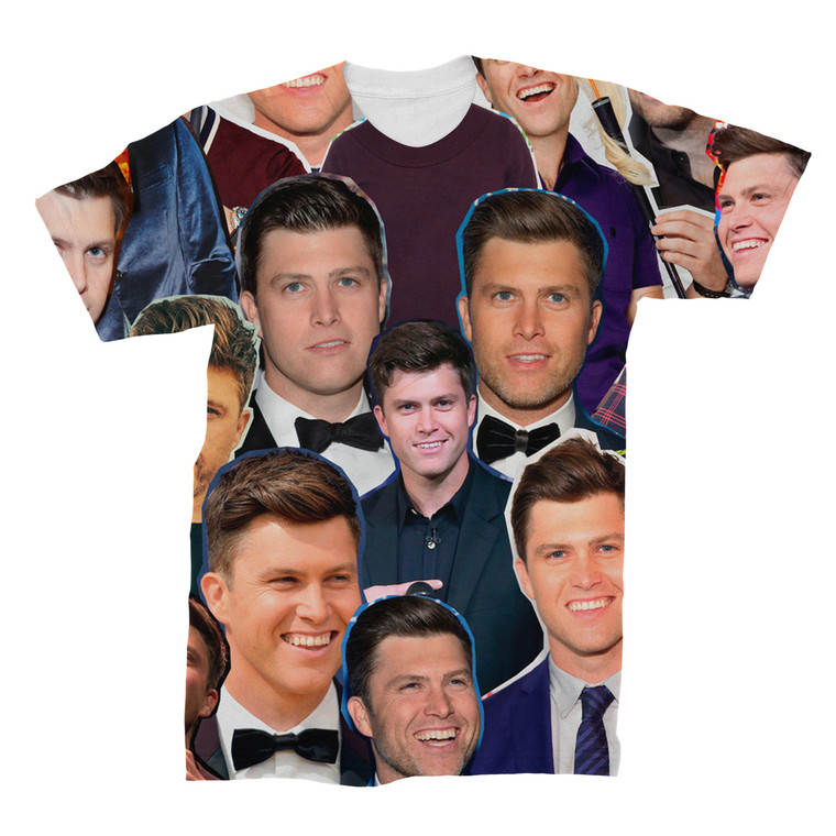 Colin Jost Photo Collage T-Shirt - Subliworks