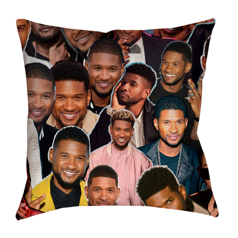 Usher Photo Collage Pillowcase
