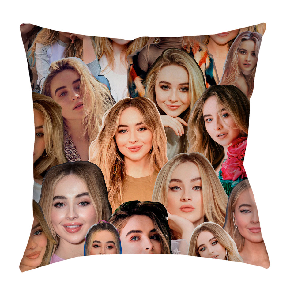 Sabrina Carpenter Photo Collage Pillowcase