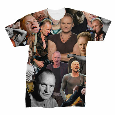 Sting Photo Collage T-Shirt