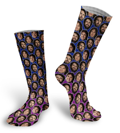 Josh Groban faces Socks