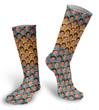 Robert Redford face Socks