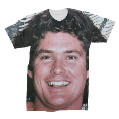 David Hasselhoff Big Face T-Shirt