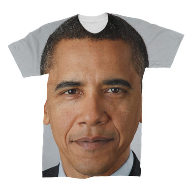 President Barack Obama Big Face T-Shirt - Subliworks