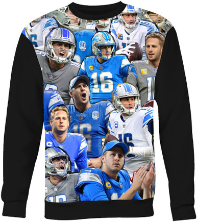 Jared Goff Photo Collage Sweater Sweatshirt - Subliworks