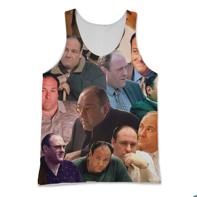 Tony Soprano (the Sopranos) Photo Collage Tank Top - Subliworks