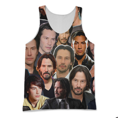 Keanu Reeves Photo Collage Tank Top - Subliworks