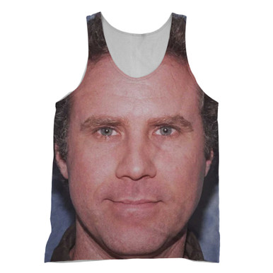 Will Ferrell Big Face Tank Top - Subliworks