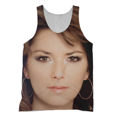 Shania Twain Big Face Tank Top - Subliworks