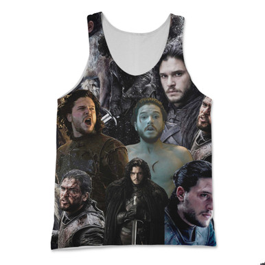 Jon Snow Games of Thrones Photo Collage Tank Top - Subliworks