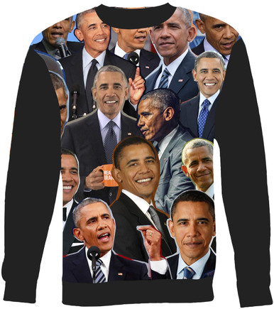 President Barack Obama Collage Sweater Sweatshirt