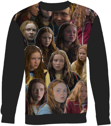 Max Strangers Things Collage Sweater Sweatshirt