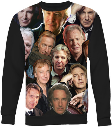Alan Rickman Collage Sweater Sweatshirt - Subliworks