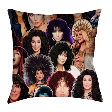 Cher Photo Collage Pillowcase