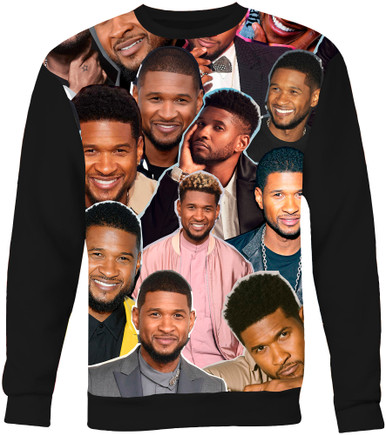 Usher Collage Sweater Sweatshirt