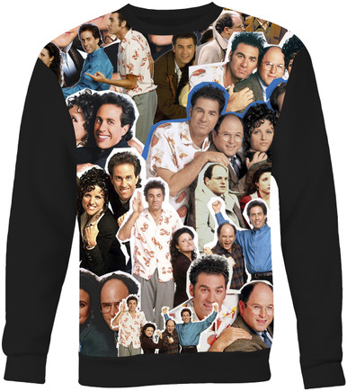 Seinfeld Collage Sweater Sweatshirt
