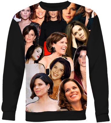 Neve Campbell Collage Sweater Sweatshirt - Subliworks