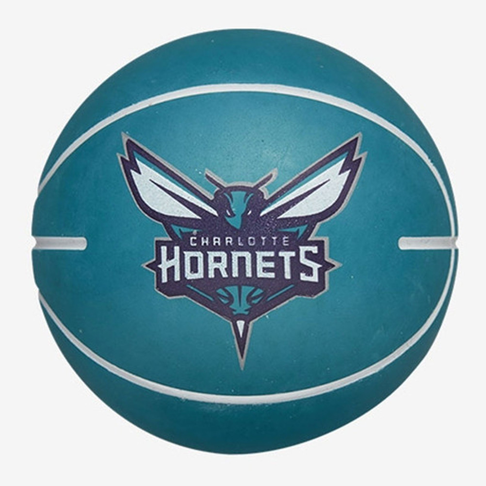 WILSON Charlotte Hornets NBA mini (6cm) dribbler basketball [blue]