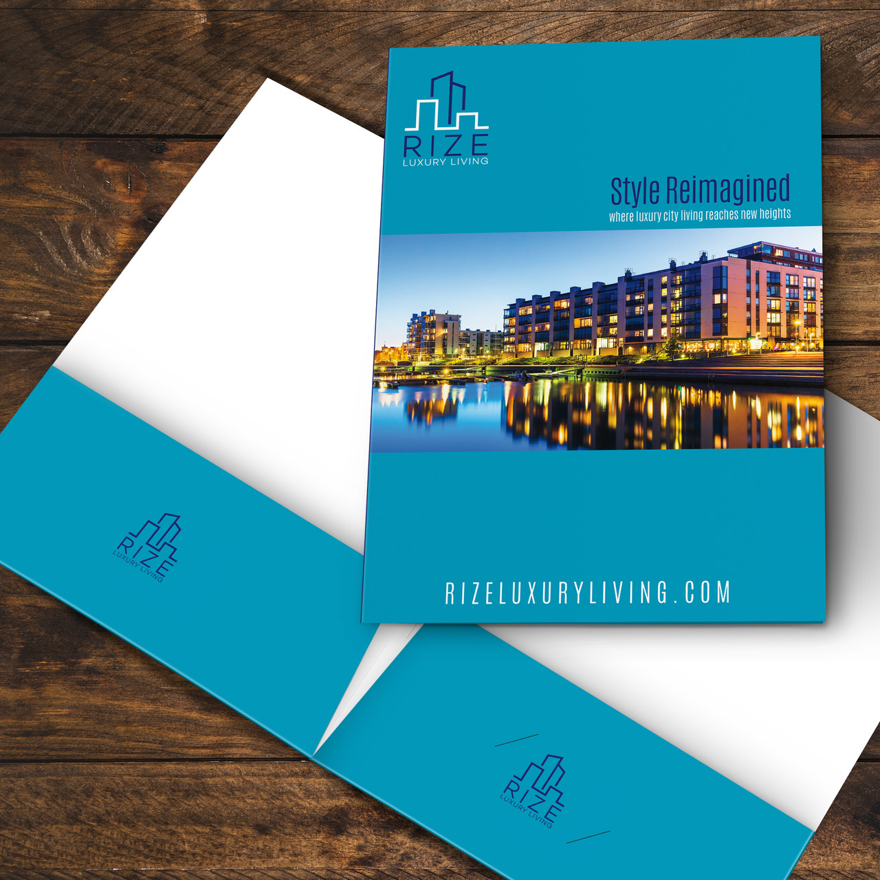 Custom Full Color Folders- Modern - Apartment Print