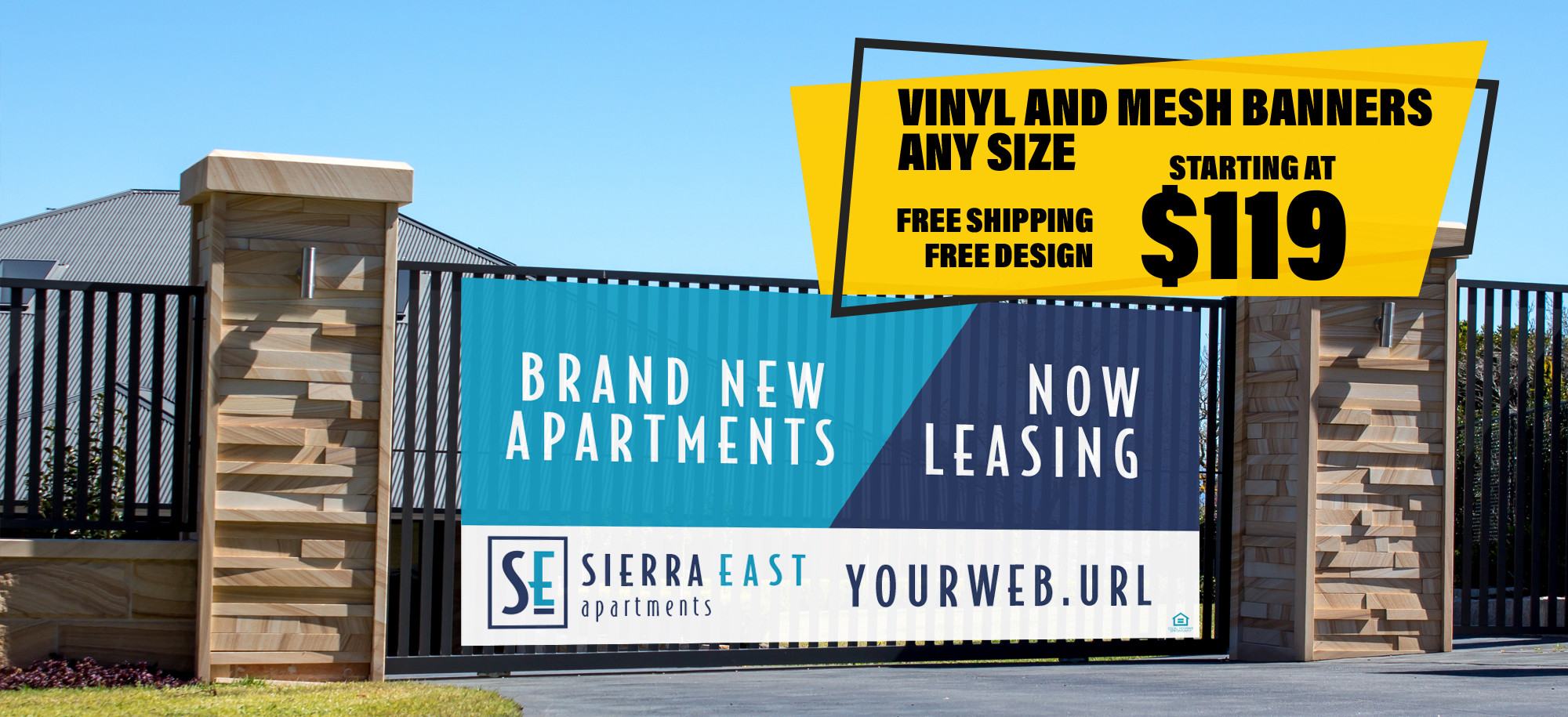 Apartment Print - Flags, Banners, Balloons, and Print for Apartment ...