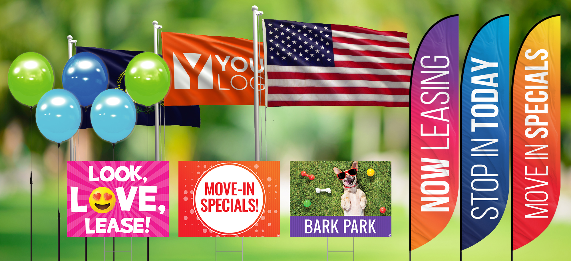 Apartment Print - Flags, Banners, Balloons, and Print for Apartment ...