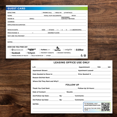 Guest Cards (In Stock & Ready To Ship) - Apartment Print