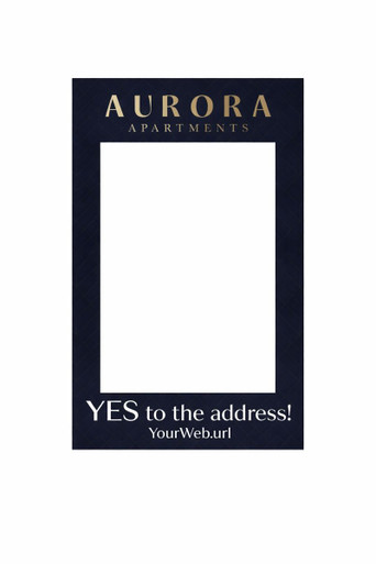 Say yes to the address, move in signs, handheld apartment sign ...