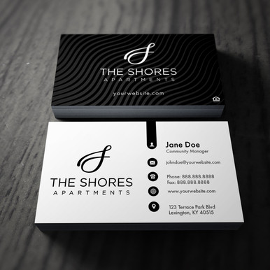 Business Cards- Wave - Apartment Print