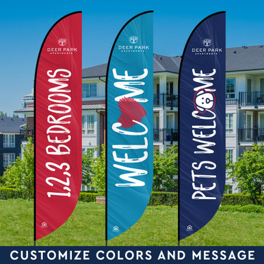 Custom Feather Flag - Fun - Apartment Print