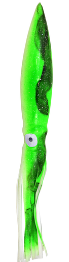 Bulb Squid Green Swirl - Tuna Tails
