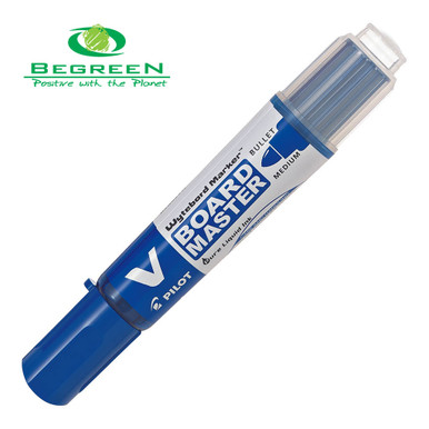Pilot BeGreen V Board Whiteboard Marker Bullet Blue (WBMA-VBM-M-L-BG ...
