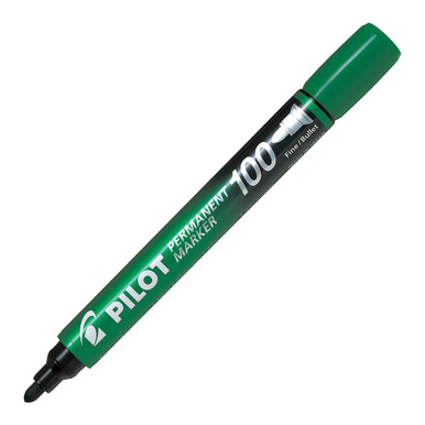 Pilot SCA 100 Permanent Marker Bullet Green (SCA-100-G) (12 Pack) - The ...