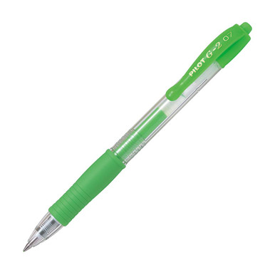 Pilot G2 Gel Fine Neon Green (BL-G2-7-NG) (12 Pack) - The Cartridge ...